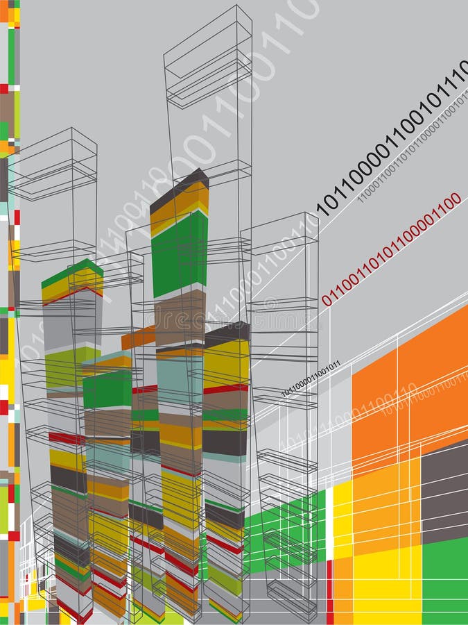 Architecture Abstract Graphic Stock Vector - Illustration of element ...