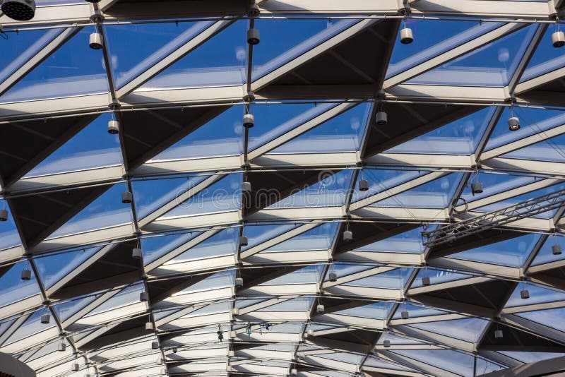 Architecture Acier Et Verre Structures Architecture Moderne Photo stock ...