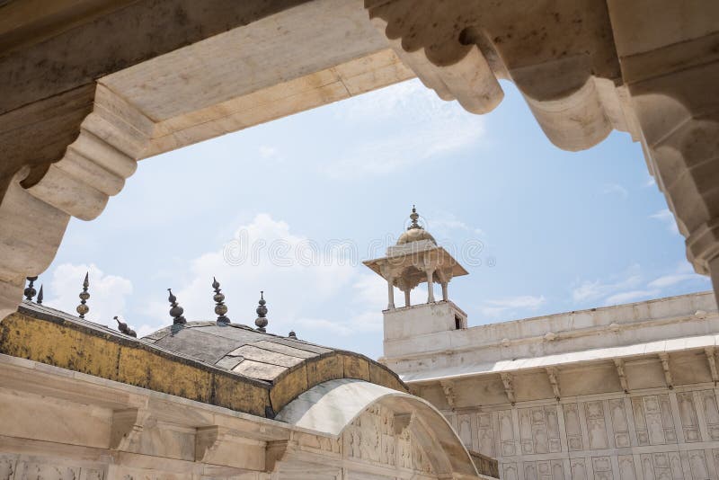 Red fort wall texture stock photo. Image of landmark - 62787434