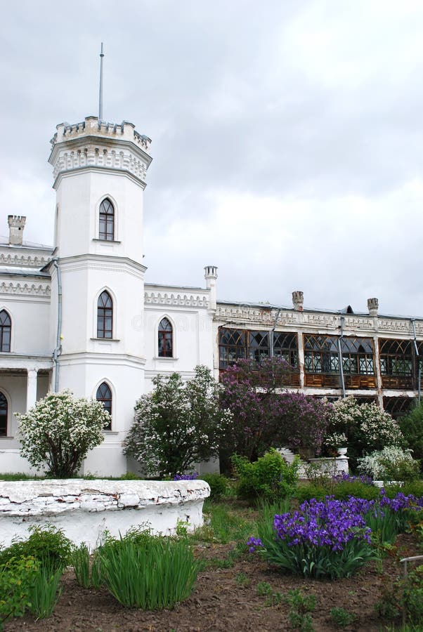 White Castle Building in an Old Manor Stock Image - Image of ...