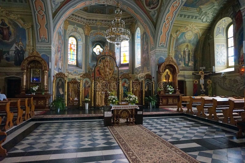 Architecture of the Ancient Krechen Monastery in Lviv Region Editorial Photography - Image of ...