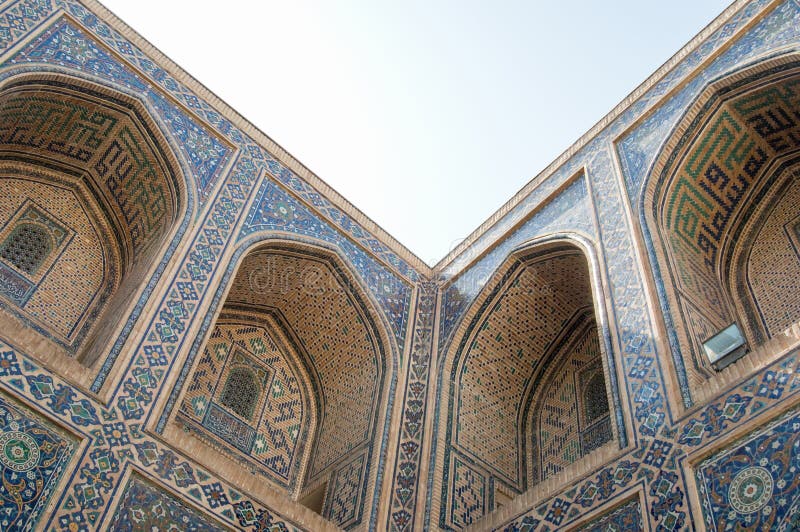 The Architecture of Ancient Samarkand Stock Photo - Image of exterior ...