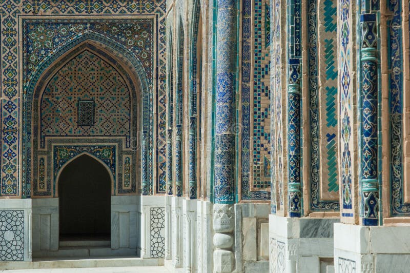 The Architecture of Ancient Samarkand Stock Image - Image of building ...
