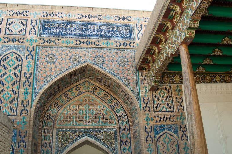 The Architecture of Ancient Samarkand Stock Image - Image of city ...
