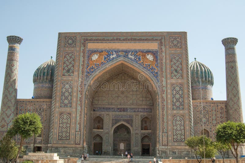 The Architecture of Ancient Samarkand Editorial Stock Image - Image of ...