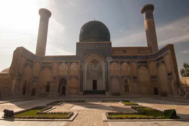 The Architecture of Ancient Samarkand Stock Image - Image of emir, asia ...