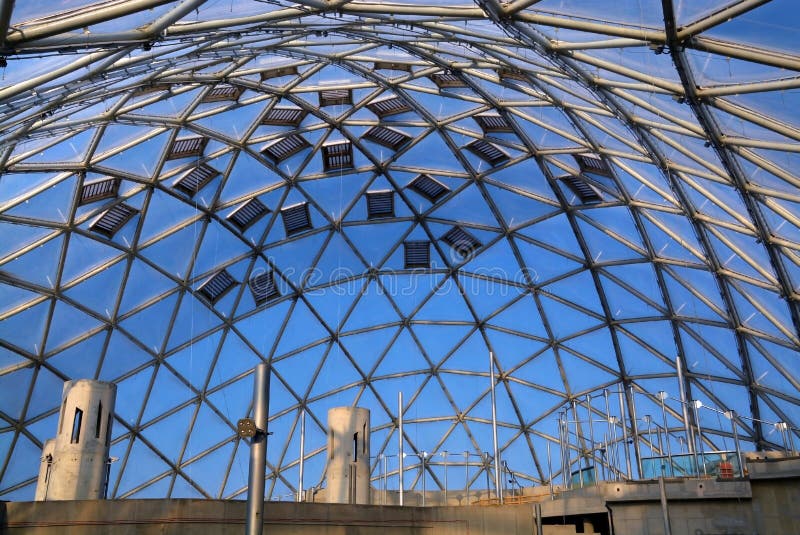 Architecture of the Biodom in the Budapest Zoo Editorial Photography ...