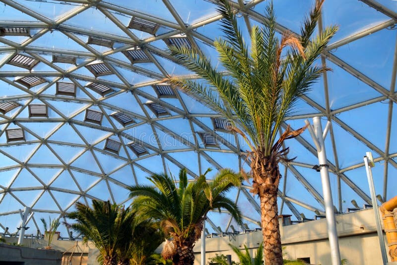 Architecture of the Biodom in the Budapest Zoo Editorial Image - Image ...