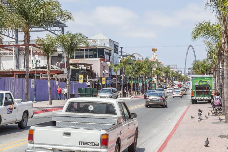 Architecture of the Border Mexican City. Tijuana, Mexico, 2016-05-04 ...