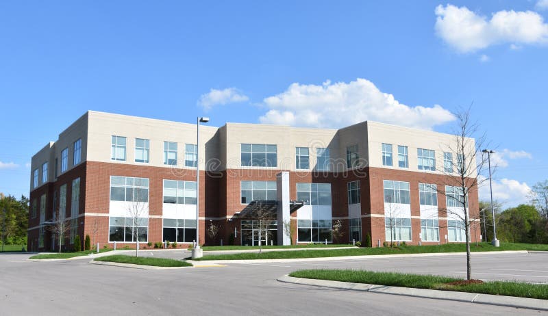 Modern Office Building stock photo. Image of front, commercial - 271907826