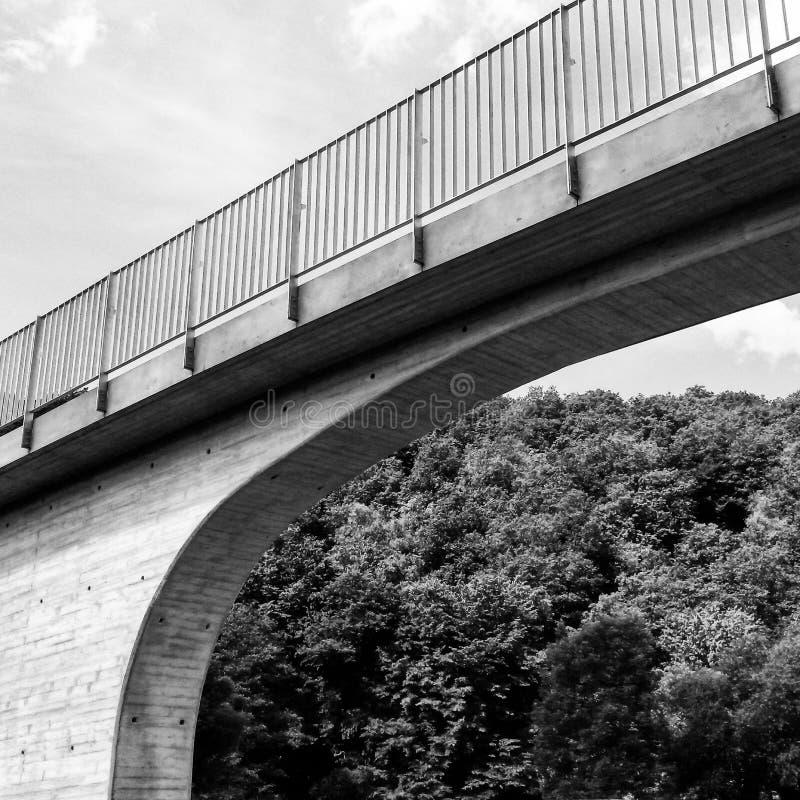 Architecture bridge concrete, New architecture bridge construction with ...
