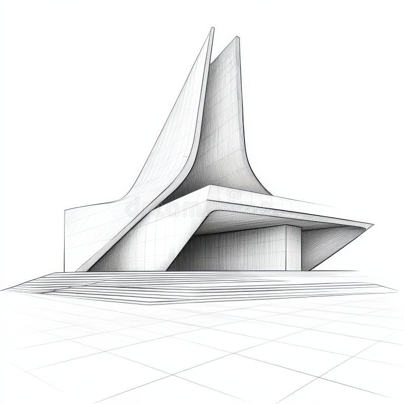 Architecture Building Construction Perspective Design and Modern Urban ...