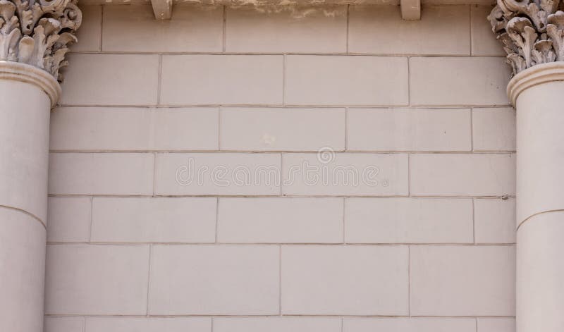 Architecture Building Element Columns Stock Image - Image of exterior ...