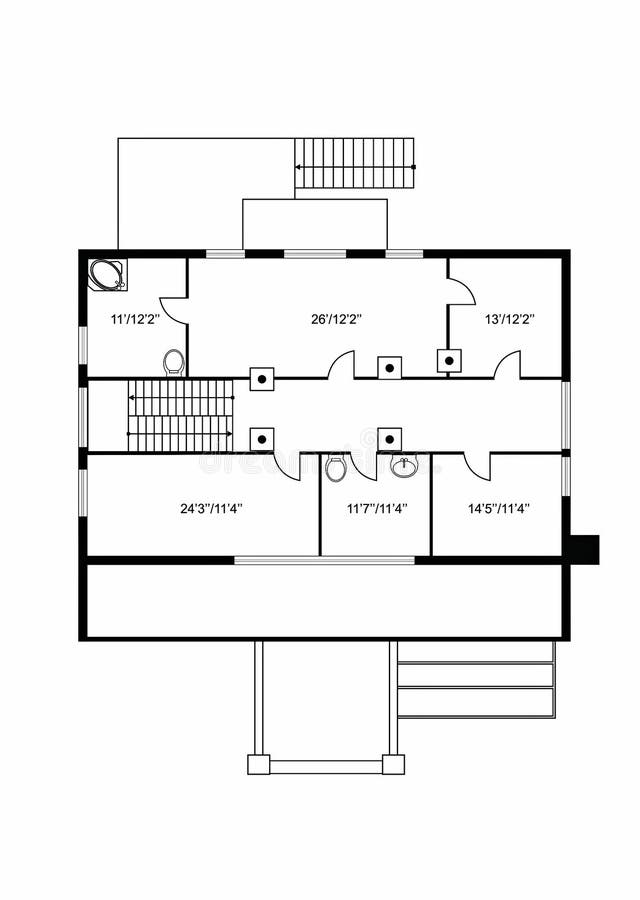 Floorplan stock illustration. Illustration of floorplanner - 99753347