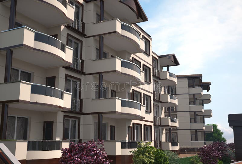 Architecture Building Render Stock Image - Image of historical ...