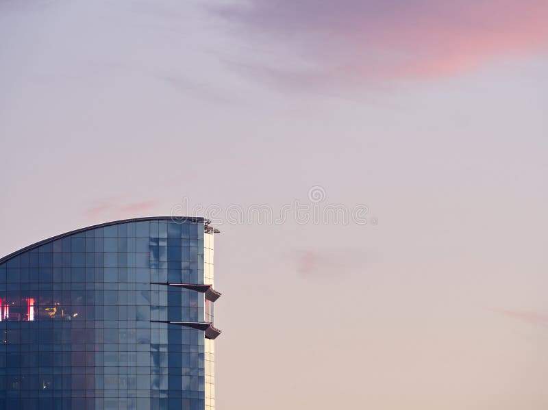 Building Architecture Sunset Sky Background Stock Photo - Image of city ...