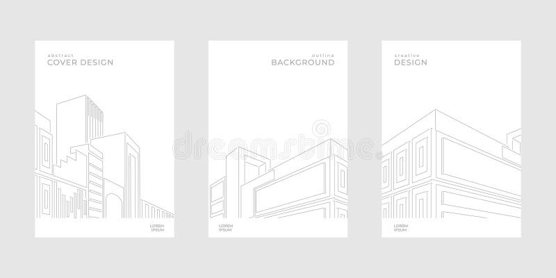 Architecture Buildings Pattern. City Covers. Engineering Company ...