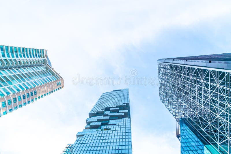 Architecture Business Office Building Exterior Skyscraper Stock Photo ...