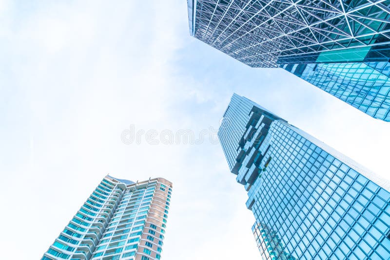 Architecture Business Office Building Exterior Skyscraper Stock Image ...