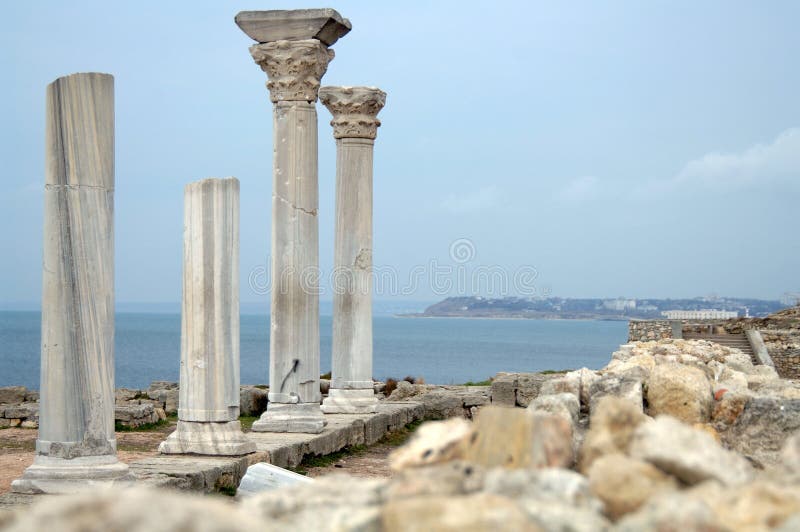 Architecture Chersonese stock photo. Image of colony - 27952382