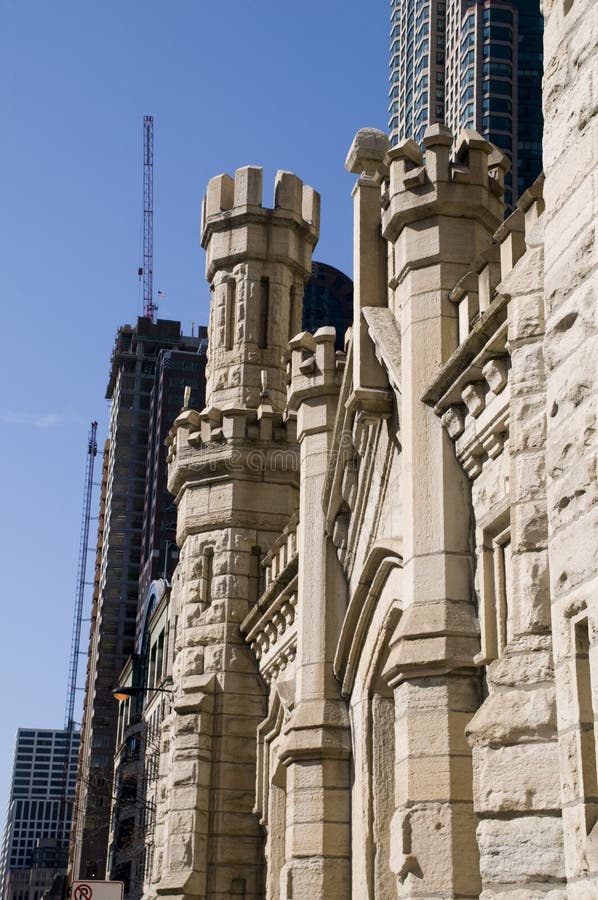 Architecture in Chicago stock image. Image of detail - 19602989