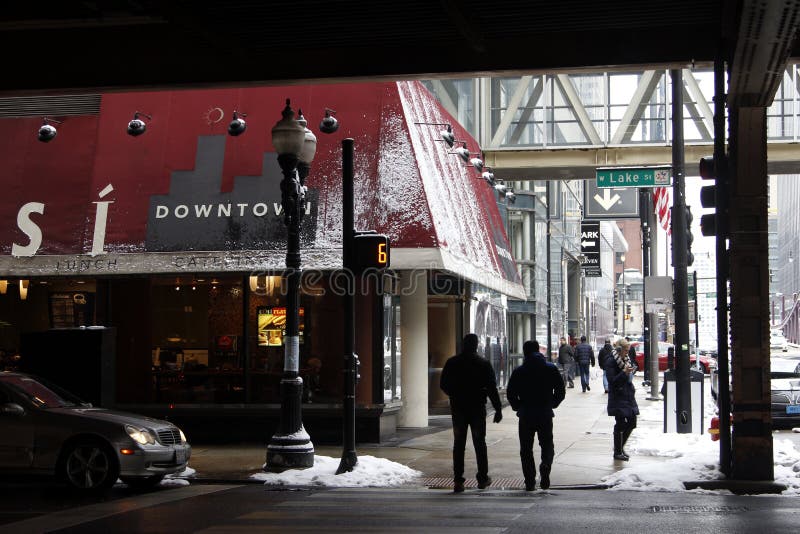 Architecture of Chicago editorial photo. Image of downtown - 64842411