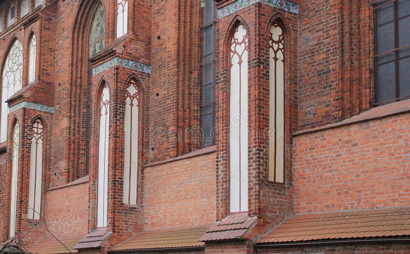 The Architecture of the Church of the Middle Ages Stock Photo - Image ...