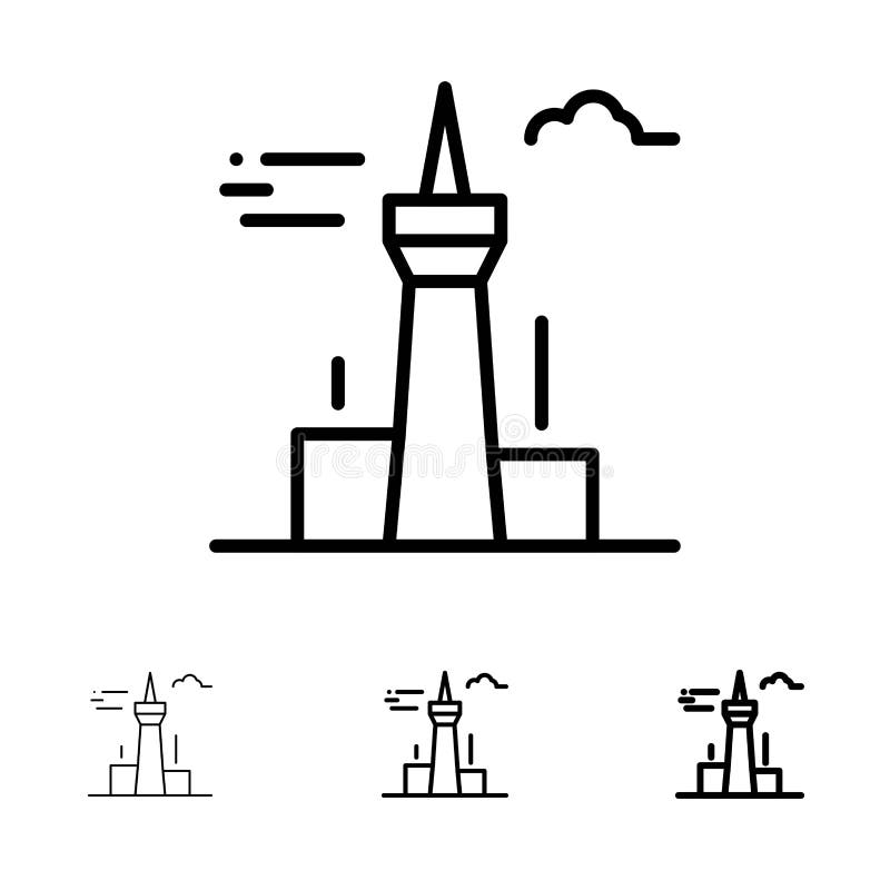 Architecture and City, Buildings, Canada, Tower, Landmark Bold and Thin ...