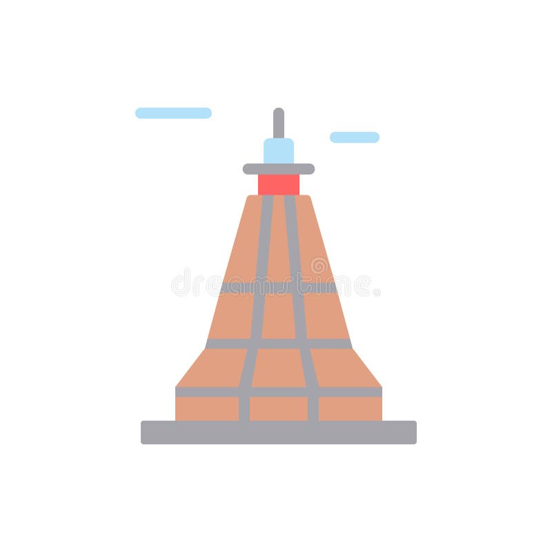 Architecture and City, Lighthouse Icon. Simple Color Vector Elements of ...