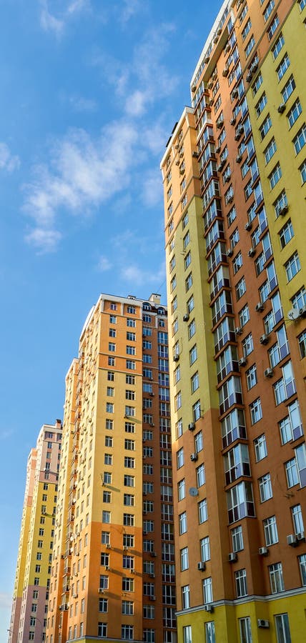 Architecture Cityscape View with Modern Building Skyscrapers. Stock ...