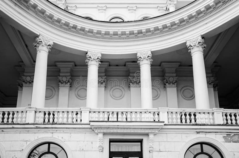 Architecture Background Classical Building with Columns Stock Image ...