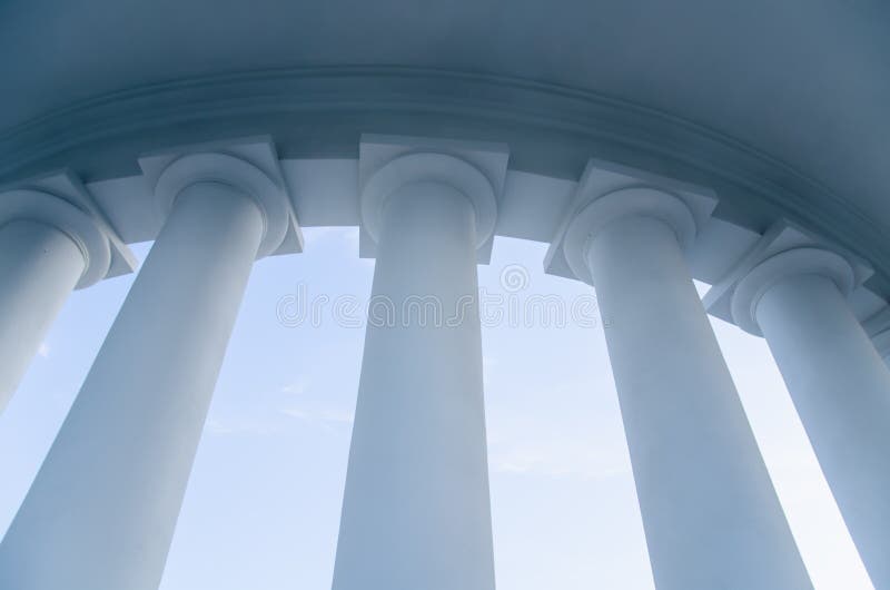 Architecture Background Classic Construction with Columns Stock Image ...