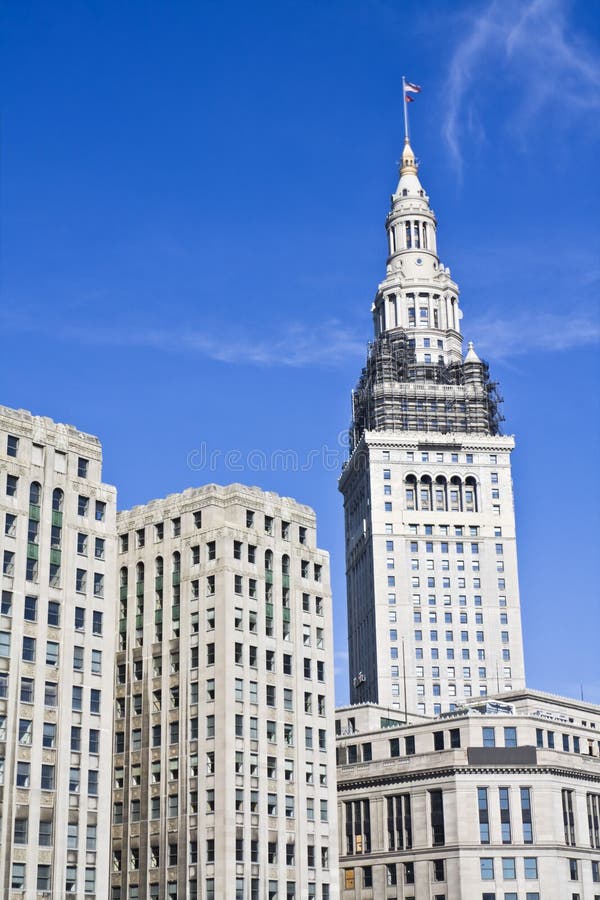 Architecture of Cleveland, Ohio Stock Image - Image of structure, hall ...