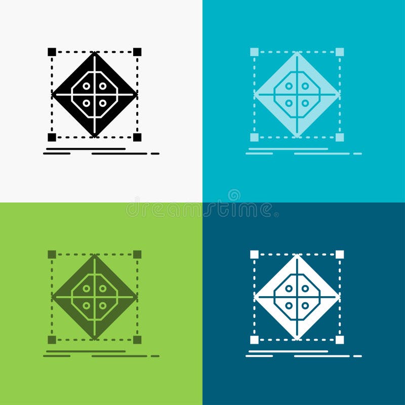 Architecture, Cluster, Grid, Model, Preparation Icon Over Various ...