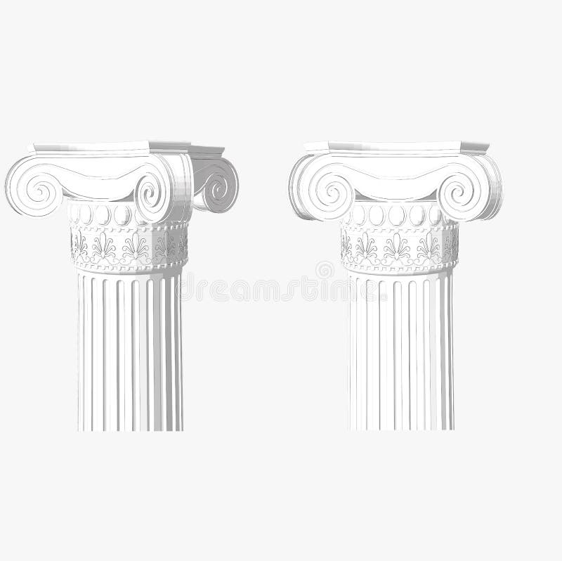 Architecture Columns Details Vector Image,architectural Decoration ...