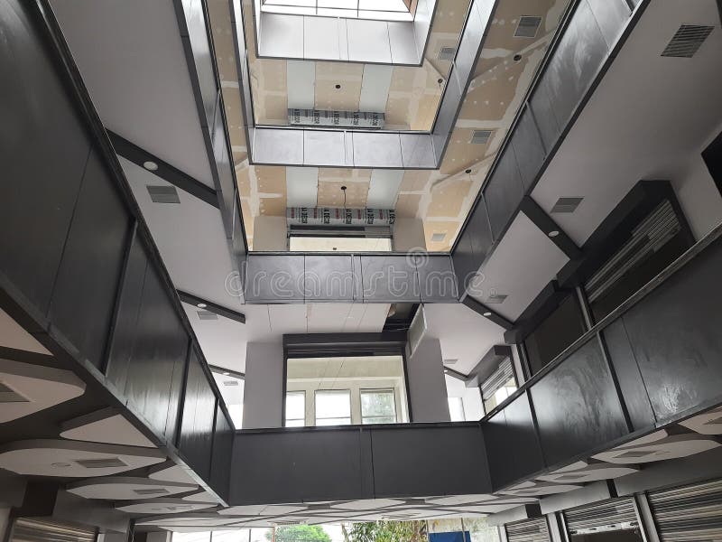 Architecture, Commercial Complex, False Ceiling, Courtyard, Interior ...