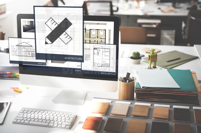 Architecture Construction Design Development Concept Stock Image ...