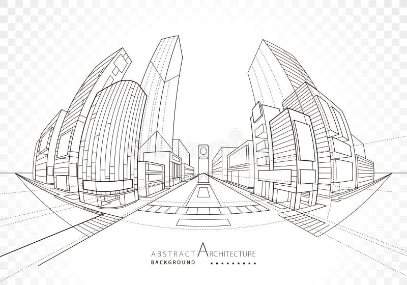 Architecture Construction Urban Design Abstract Background. Stock ...