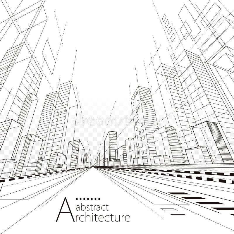 Architecture Construction Urban Design Abstract Background. Stock ...