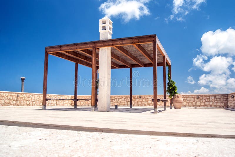 Architecture in Crete. Sunny Day Stock Photo - Image of destination ...