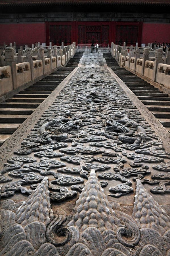 Architecture Dans La Ville Interdite Photo stock - Image du cityscape ...