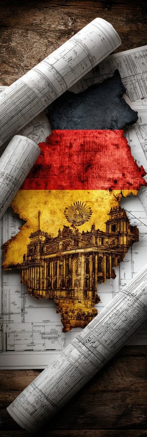 Architecture Day in Germany: Structural Blueprint, Design Layout ...