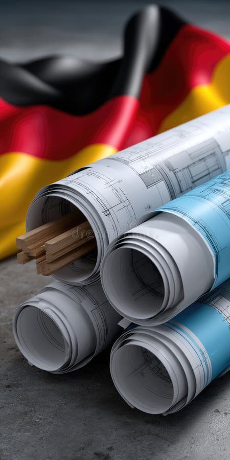 Architecture Day in Germany: Structural Blueprint, Design Layout ...