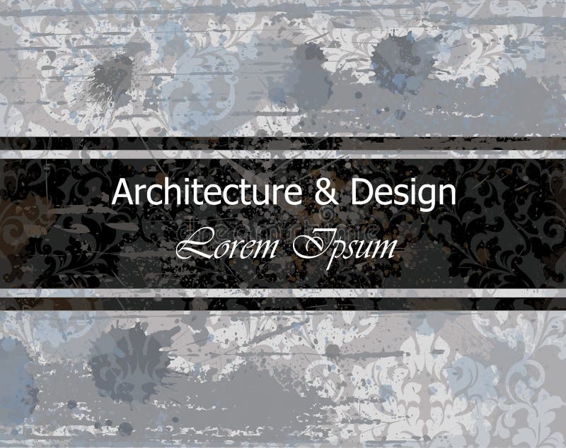 Vintage Business Card Old Paper Background Vector Illustrations Stock ...