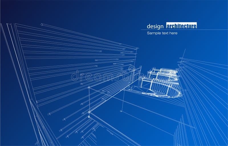 Architecture Design of Residence and Public Buildings. Side and Layout ...