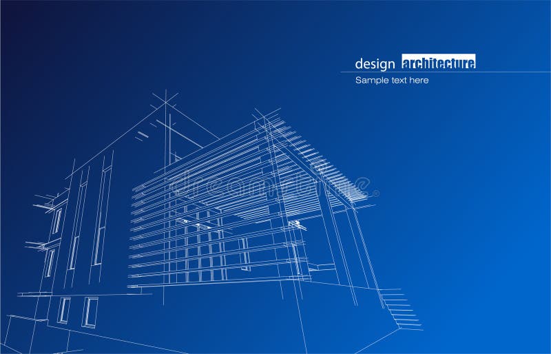 Architecture Design of Residence and Public Buildings. Side and Layout ...