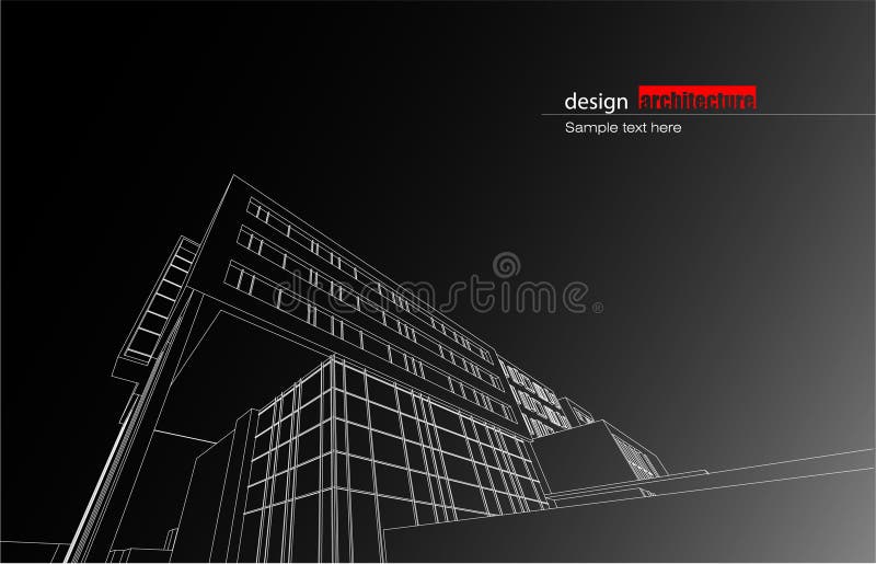 Architecture Design of Residence and Public Buildings. Side and Layout ...