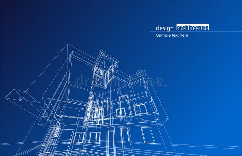 Architecture Design of Residence and Public Buildings. Side and Layout ...