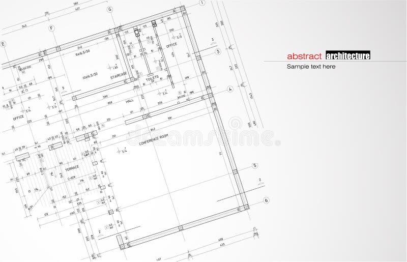 Architecture Design of Residence and Public Buildings. Side and Layout ...