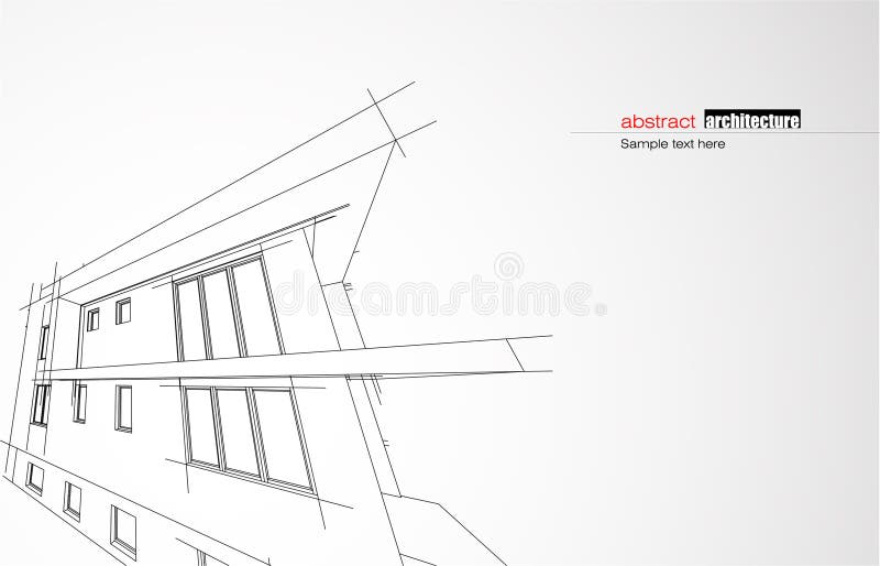 Architecture Design of Residence and Public Buildings. Side and Layout ...